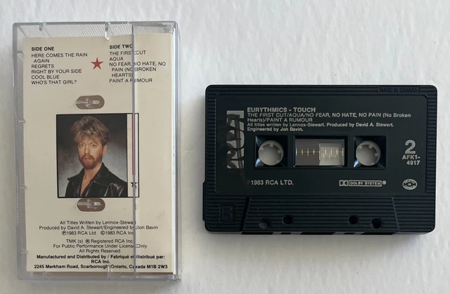 EURYTHMICS - TOUCH (AFK1 4917) Canadian Released Cassette - Marker On ...