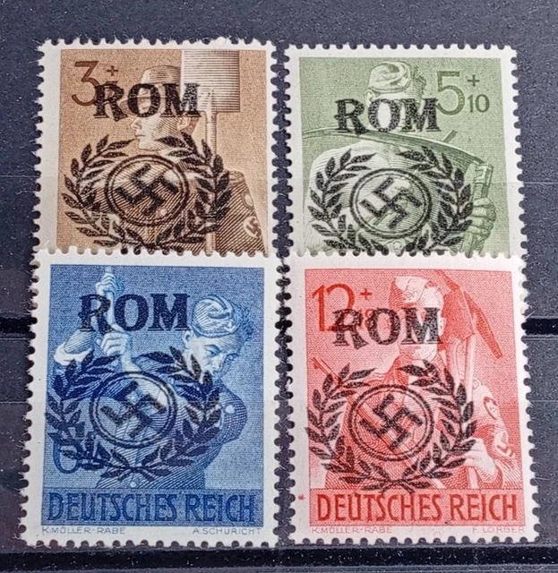 LOCAL DEUTSCHES REICH WWll Propaganda Fantasy overprint Paris used $5. ...