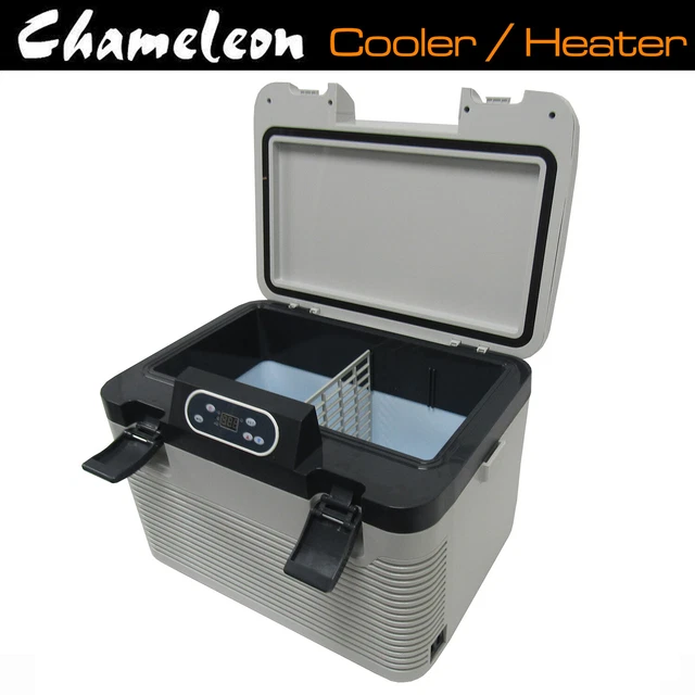 HEAT BOX +COOLER Food Drink 18 Litre 12v DC and 240v Adaptors included ...