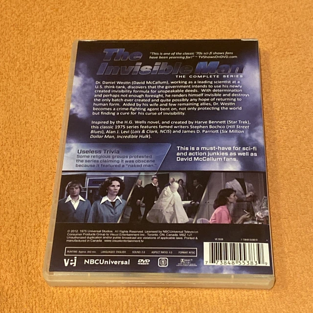 THE INVISIBLE MAN The Complete Series DVD Set $19.95 - PicClick CA