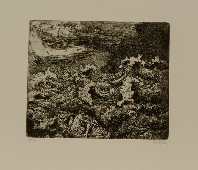 PETER STEPHAN /RADIERUNG/1975 /handsigniert / 50 Exemplare ...