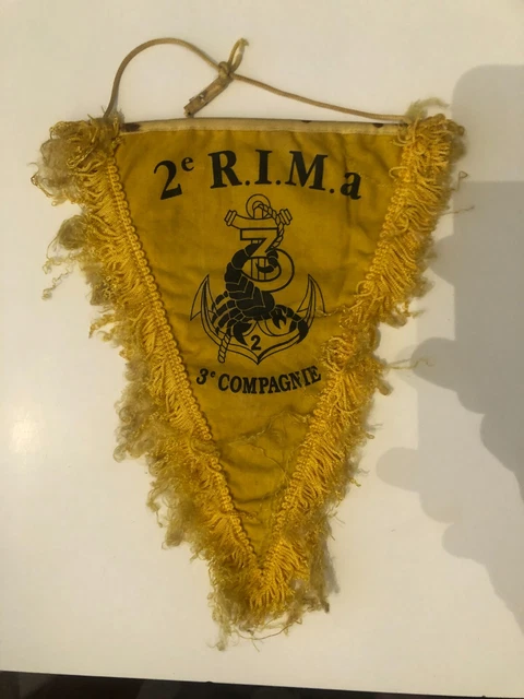 FANION MILITAIRE 2EME Regiment D'infanterie De Marine 3Eme Compagnie ...