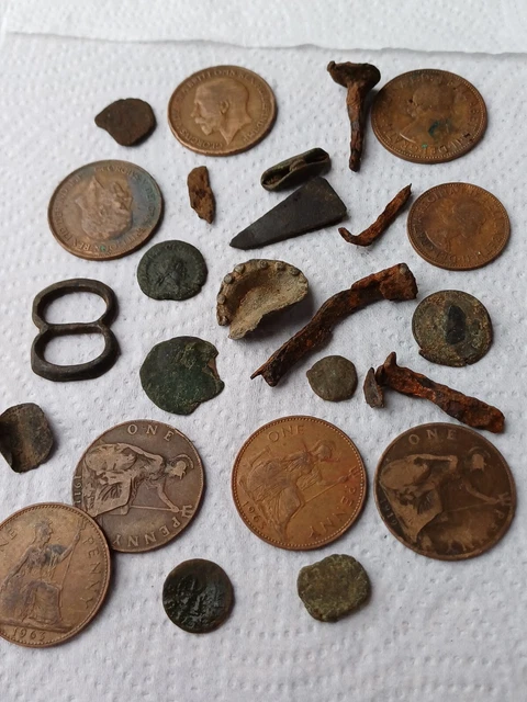 METAL DETECTING FINDS job lot,25 items some Roman £0.99 - PicClick UK