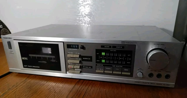 VINTAGE TOSHIBA PC-G10 Cassette Tape Deck Hifi Separate NEEDS BELTS - SPARES £28.95 - PicClick UK