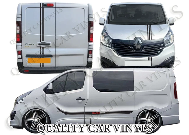 RENAULT TRAFIC RACING stripes full kit graphics decals stickers £108.00 ...