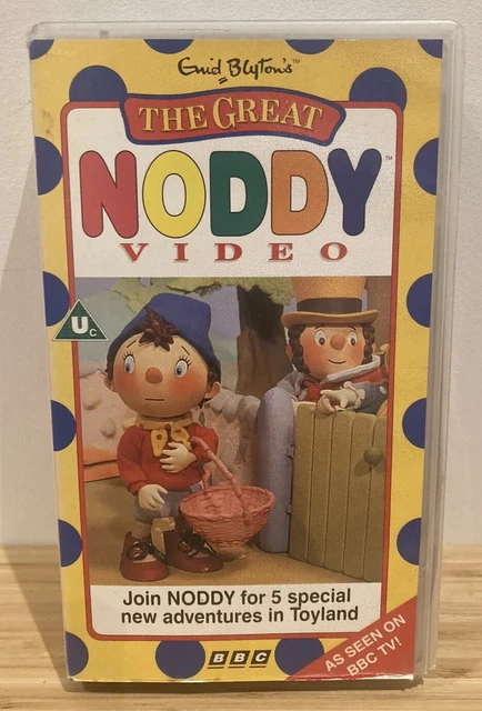 NODDY THE GREAT Noddy Video VHS BBC Children’s Video Tape Tested ...