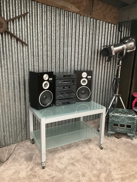 SONY LBT-D307 HIFI CD CDP-M33 RADIO TAPE Player + Technics SB 3130 ...