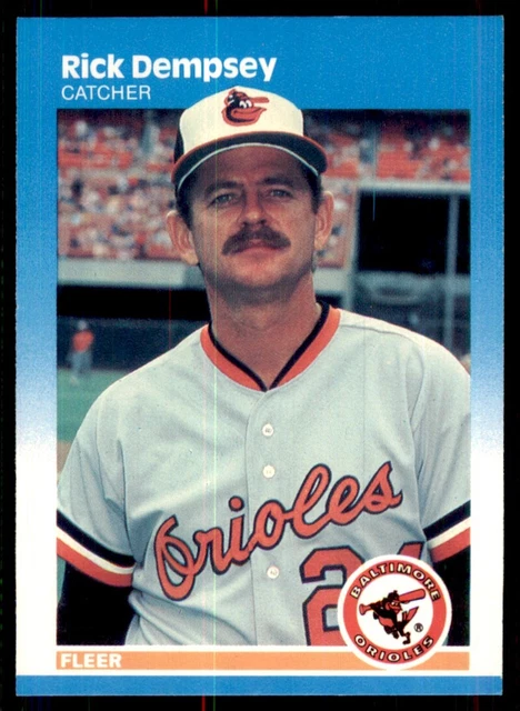1987 FLEER RICK Dempsey ` Orioles de Baltimore #467 EUR 2,05 - PicClick FR