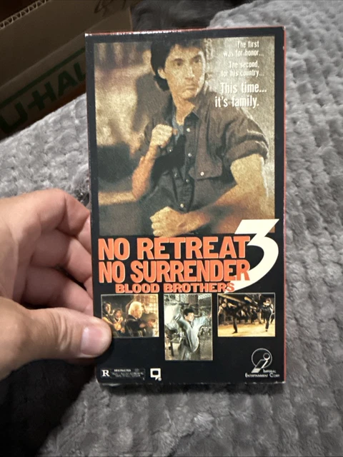 NO RETREAT NO Surrender 3 Blood Brothers VHS Tape Action Movie 1989 £5. ...