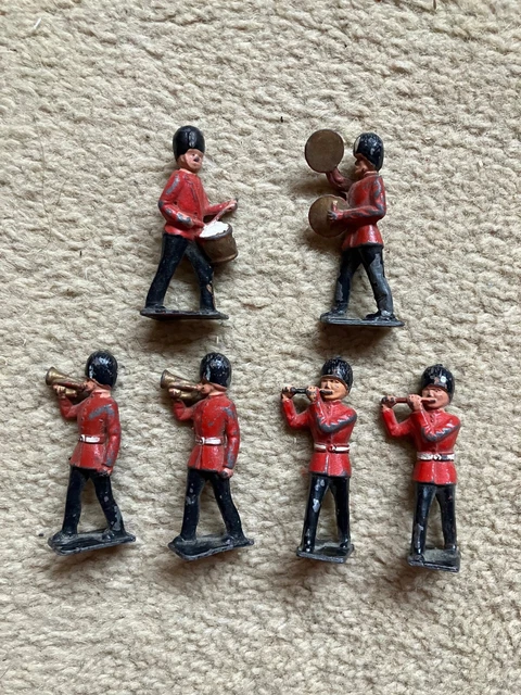 CRESCENT JOHILLCO MARCHING Band Guards Lead Toy Soldiers X7 Vintage £26 ...