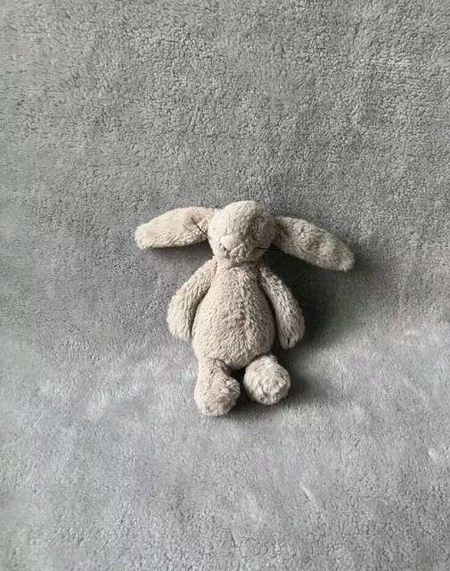 RETIRED JELLYCAT TINY Old Style Bashful Beige Bunny Rabbit Whiskers ...