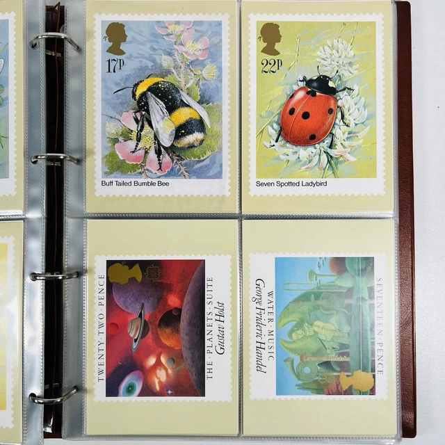 6 ROYAL MAIL Postcard Folders with Wallet Inserts - Includes 500 ...