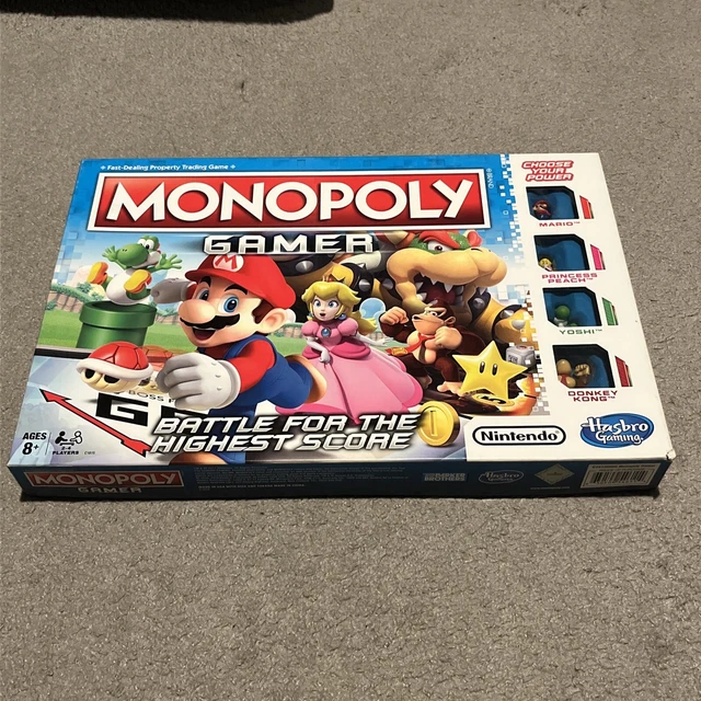 MONOPOLY BOARD GAME Super Mario Gamer Edition 100% Complete EUR 5,75 - PicClick DE