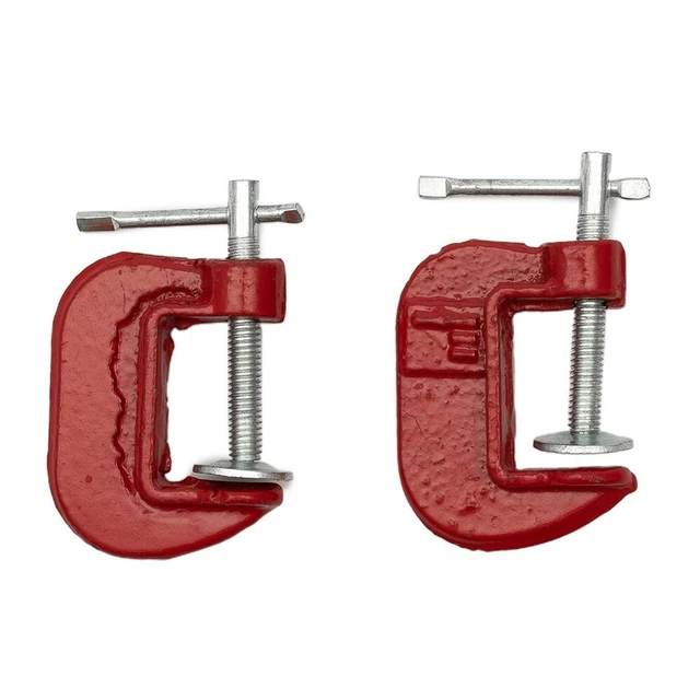 HEAVY DUTY G Clamps Mini Micro Small Clamp Wood Work Equipment 2 Pcs £4 ...