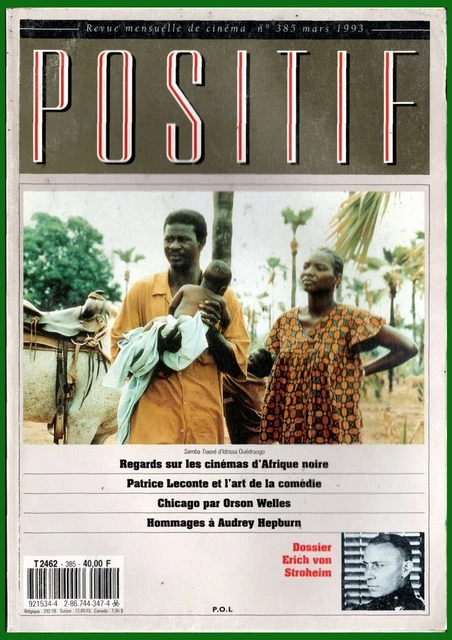 CINÉMA POSITIF N°385 - mars 1993 - Samba Traoré - Idrissa Ouédraogo EUR ...