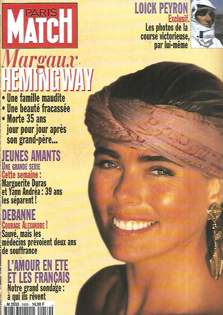 PARIS MATCH N°2459 Margaux Hemingway / L. Peyron / M. Duras & Y. Andrea ...