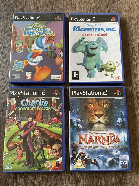 PLAYSTATION 2 PS2 Games Bundle X4 Donald Duck Monsters Inc Charlie ...