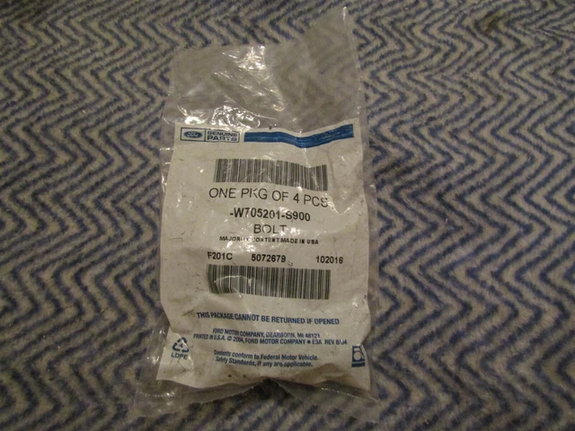 NOS FORD PARTE Número W705201-S900 Perno Lote De 2 Nuevo Original Ford ...