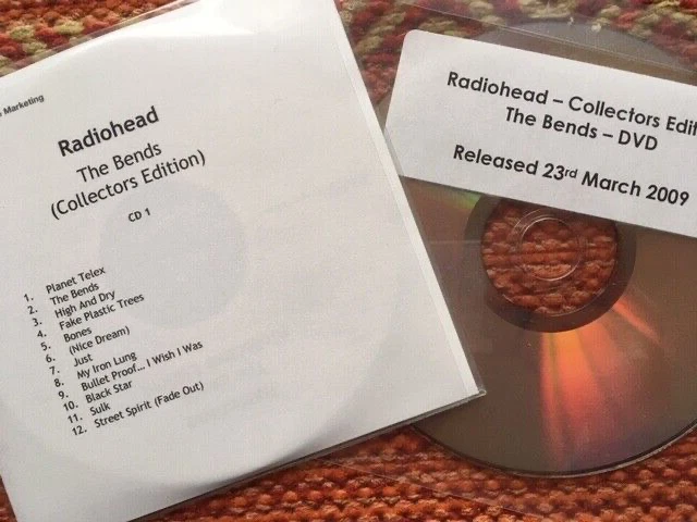 RADIOHEAD THE BENDS Collector's Edition 2 CD + DVD (2009) **RARE PROMO ...