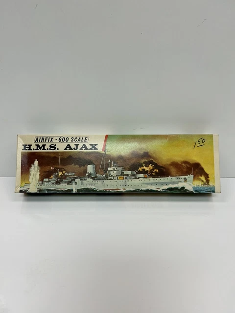 AIRFIX 1:600 SCALE HMS Ajax 1965 Model Kit F304S Complete $70.00 ...
