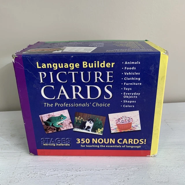 STAGES LEARNING MATERIALS Language Builder Picture Cards Nouns $35.00 ...
