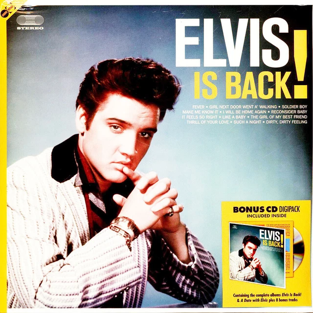 ELVIS PRESLEY - Elvis Is Back! (Vinyl 2LP - 2022 - Original) £25.94 ...