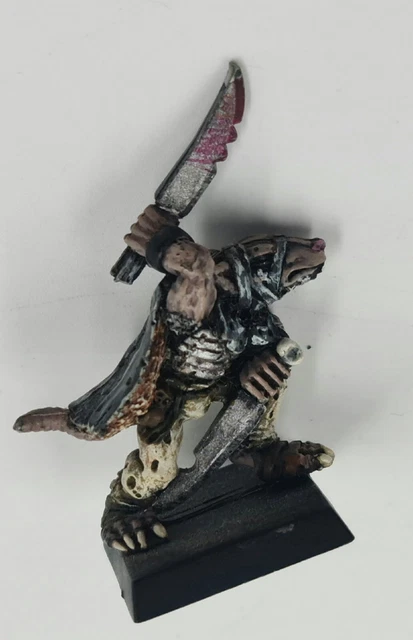 GUTTER RUNNER ASSASSIN Skaven Warhammer Fantasy Metall good painted $10 ...