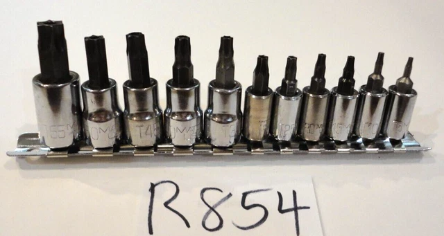 MATCO TOOLS 11 Piece Tamperproof Torx Bit Driver Set 8Tp - 55Tp ...