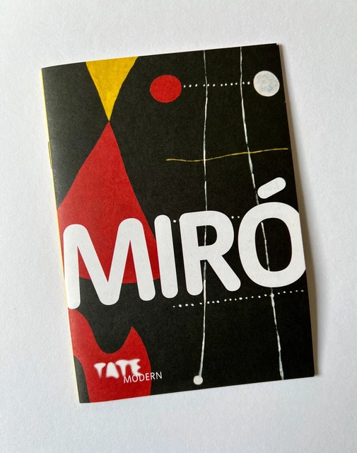 JOAN MIRO: THE LADDER OF ESCAPE Pocket Exhibition Gallery Guide Book ...