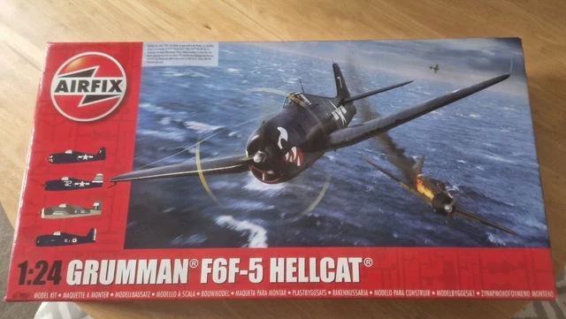 AIRFIX 1/24 GRUMMAN F6F-5 Hellcat EUR 105,85 - PicClick FR