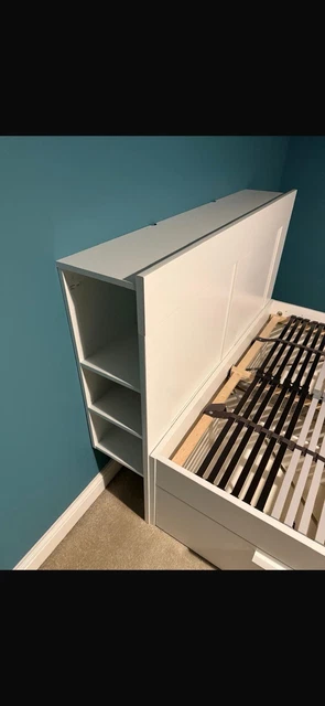 IKEA DOUBLE WOOD Bed Frame £104.70 - PicClick UK