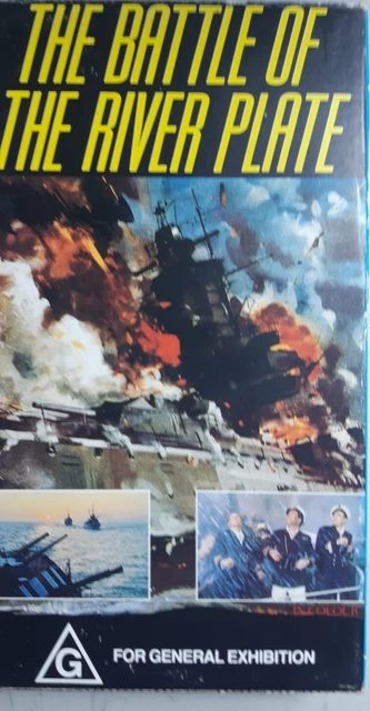 THE BATTLE OF The River Plate VHS Tape Rating G War Action & Adventure ...