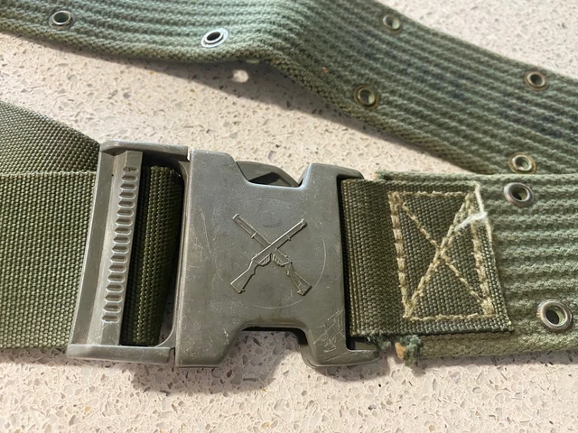 AUSTRALIAN WEBBING M56 Modified Field Equipment Belt Vietnam War Era 43 ...