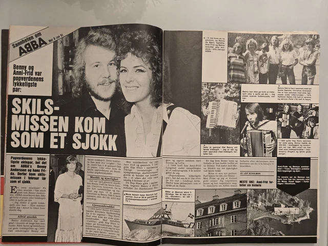 ABBA / FRIDA - A very rare newspaper from Norway from 1981 ( Full ...