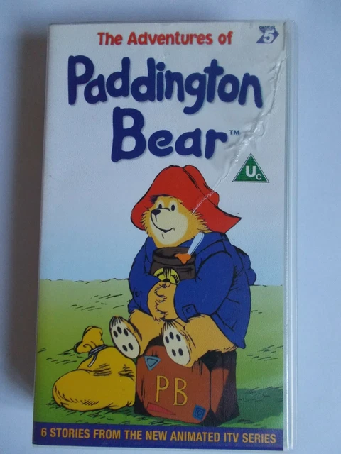 THE ADVENTURES OF PADDINGTON BEAR VHS Video 6 Stories From ITV Series ...