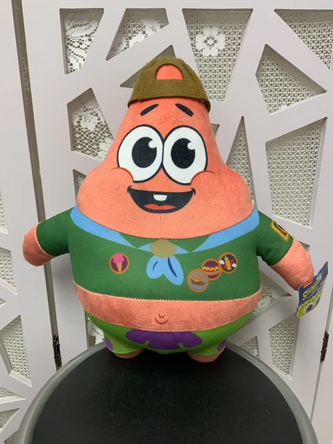 LARGE SPONGEBOB SQUAREPANTS Patrick Star Soft Toy 14” Plush Camp Coral ...