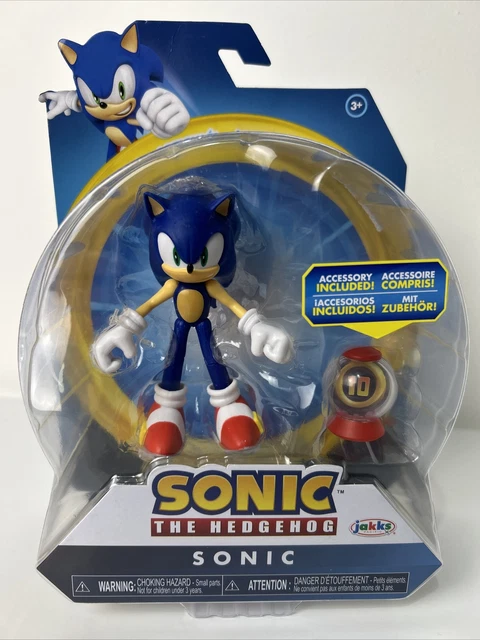 RARE SONIC THE Hedgehog SONIC Jakks Pacific Articulated 4" Figure £33. ...