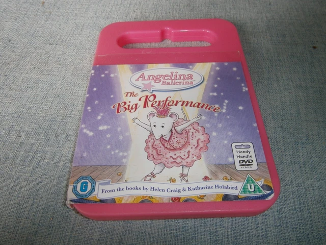 ANGELINA BALLERINA THE Big Performance - Dvd With Handy Handle Case £0. ...
