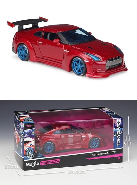 MAISTO 1:24 2009 Nissan GT-R Alloy Diecast Vehicle Car MODEL TOY Gift ...