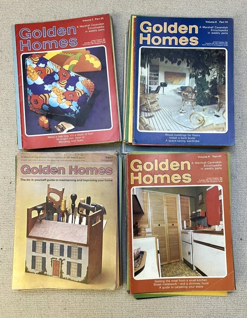 GOLDEN HOMES MAGAZINES by Marshall Cavendish - Full Set 1 - 98 £0.99 ...