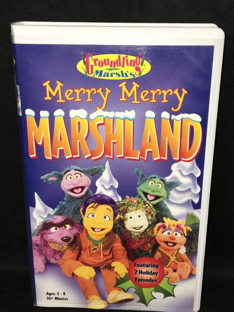 GROUNDLING MARSH'S MERRY MERRY MARSHLAND VHS Clamshell YTV Canadian ...