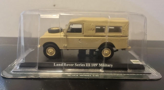 LAND ROVER SERIES III 109" military sand 1968-1977 del prado 1:43 $41. ...