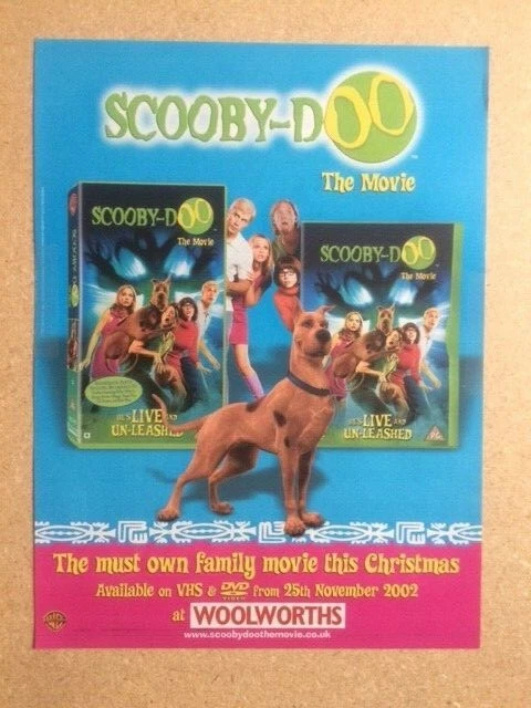 SCOOBY DOO &EX-SCRAPBOOK& Original Vintage Magazine Advert / Poster ...