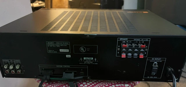 SONY TA - Ax301 Acoustic Controlled Stereo Amplifier, 5 Band For Parts ...