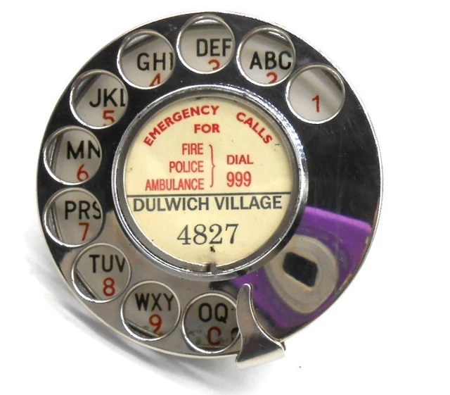 VINTAGE BAKELITE GPO TELEPHONE DIAL No 12 (1957) £20.00 - PicClick UK