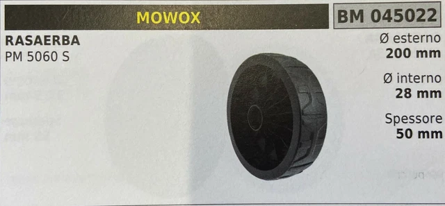 ROUE TONDEUSE BRUMAR Mowox BM045022 EUR 20,66 - PicClick FR