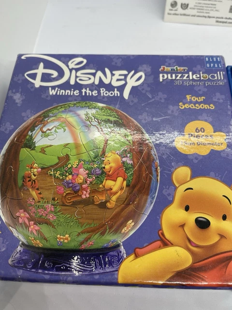 DISNEY PUZZLE BALL 3D Sphere Ball Complete Winnie The Pooh Children $25 ...
