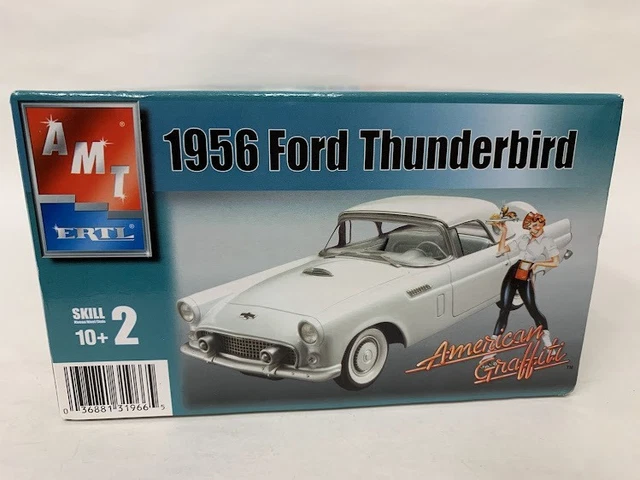 AMT AMERICAN GRAFFITI 56 Ford Thunderbird 1/25*Rat Hot Rod Moon E ...