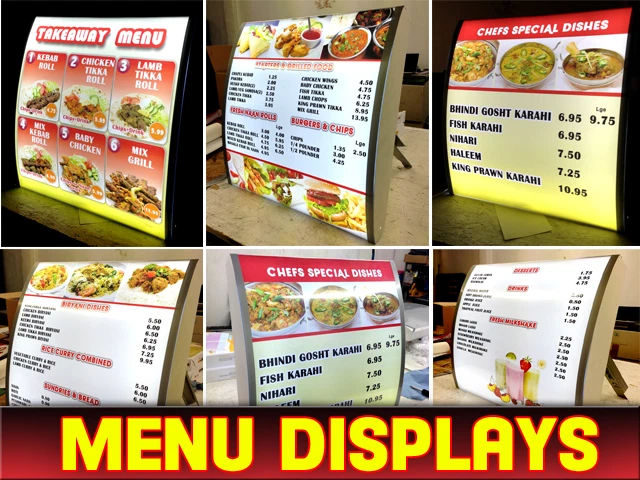MENU BOX ARTWORK/LED MENU/ Menu Signs/ Menu Boxes/Menu Boards/Menu ...