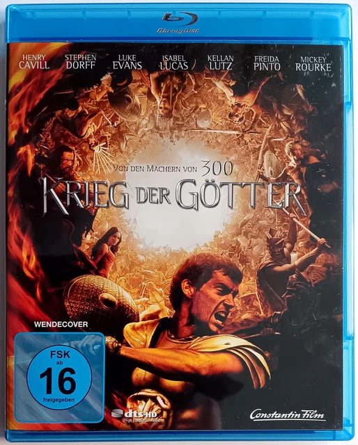 KRIEG DER GÖTTER (2011) Henry Cavill, Luke Evans, Isabel Lucas, Blu-ray, gebr. £3.88 - PicClick UK
